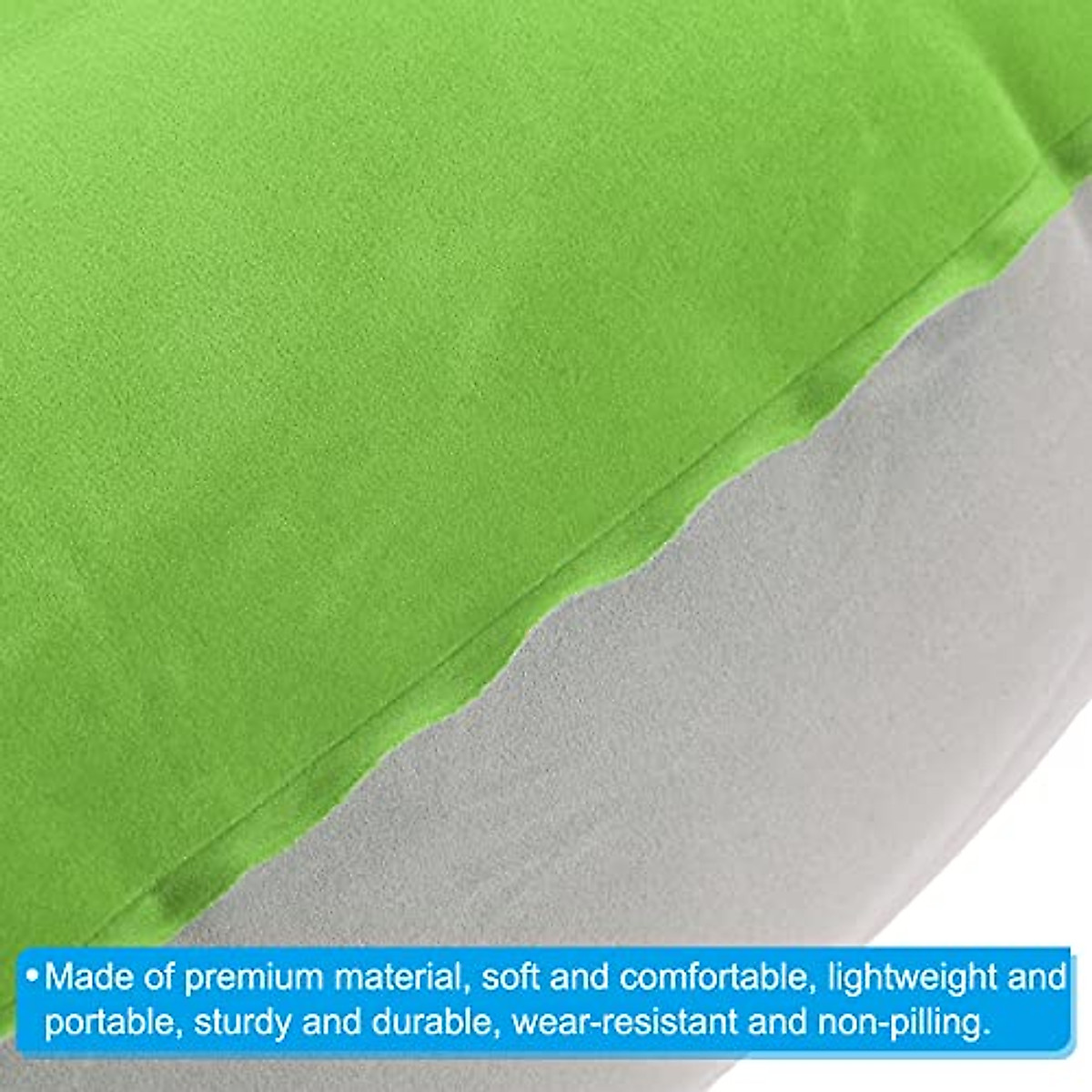 PATIKIL Travel Neck Pillow, U Shaped Pillow Portable Head Neck Support Travel Neck Flight Pillow with Storage Pouch for Airplane Train Office, Green