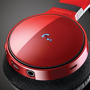 Philips SHB9100RD/28 Bluetooth Stereo Headset, Red