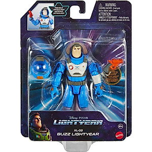 Mattel Disney and Pixar Lightyear XL-03 Buzz Lightyear Action Figure & Accessory, 5-inch Toy Collectible Inspired by the Movie