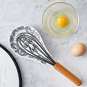 Spoon Rest For Stove Top, Ceramic Spoon Holder For Kitchen Counter Top, White Vintage Coffee Spoon Rest, Cooking Utensil Rest, Premium Farmhouse Kitchen Spatula Rest,1 pcs