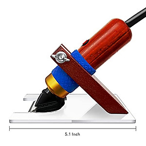 artufting Carpet Trimmer with Shearing Guide - Speed Adjustable Rug Shears and Low Vibration - Rug Trimmer, Tufting Shears, and Rug Shaver for Clipping, Triming Carpets (Mahogany)