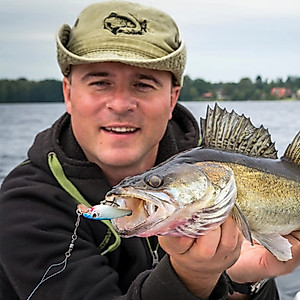 SUPERFINDINGS 300PCS 5 Styles Fishing Attractor Spinner Blades 3 Color Deep Cup Spinner Blades Spoons Rigs Fishing Spinner Blades Baits DIY Fishing Lures Accessories,5~8mmx11~13mm