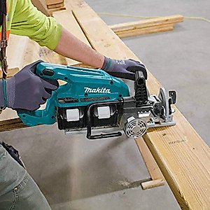 Makita XSR01PT-R 18V X2 (36V) LXT Brushless Lithium-Ion 7-1/4 in. Cordless Rear Handle Circular Saw Kit with 2 Batteries (Renewed)