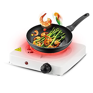 Hot Plate Electric Burner Single Burner Cast Iron Hot Plates For Cooking Portable Burner With Ceramic-panel For Home Electric Burners For Cooking