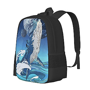 KINDZ Movie 2 The Way Of Water Backpack Movie Merch Casual Backpack Large Capacity Double Straps Daypack Movie Lovers Backpack Gift