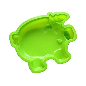 Allforhome Pig Frame Silicone Cake Baking Molds Cake Pan Muffin Cups Handmade Soap Moulds Biscuit Chocolate Making Mold Ice Cube Tray Cake Decorating DIY Molds