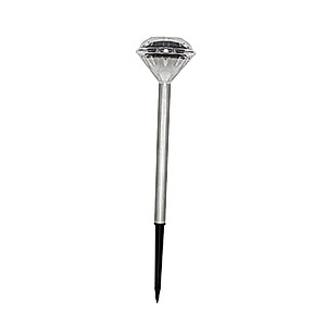 Outanaya Solar Light Outdoor LED Solar Lights Lawn Lights Solar Panels Garden Lights Lawn Lamp Garden LED Light Pathway LED Lights Solar Panel Lights Silver Rainproof LED Street Light