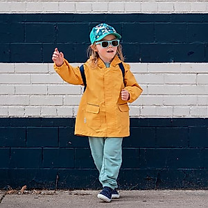 JAN & JUL Baby Toddler Base-Ball Cap with Sun Protection (Parrot, 6-24 Months)