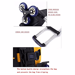 WZCSLM Anime School Bags student Oxford Cloth Vacation Backpack Travel Bag Luggage Trolley Case with Six Wheels Good friend's gift Laptop backpack (yellow1)