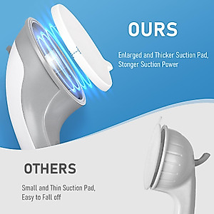 Dotday 12 Inch Suction Grab Bars for Bathtubs and Showers, 2 Pack Shower Handles for Elderly, Shower Grab Bars for Seniors, Handicap Shower Bars Shower Safety Bars for Bathroom Bathtubs Toilet