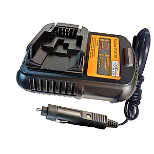 DCB119 Car Charger Replace Dewalt 20v 12V Battery Charger DCB119 to Charge DCB201 DCB202 DCB203 DCB205 DCB206 DCB606 DCB609...