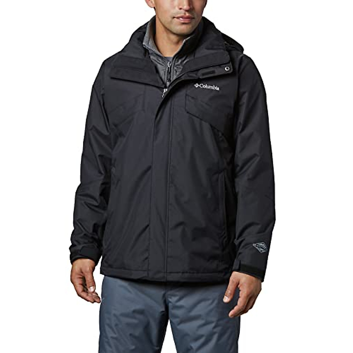 Columbia Men's Bugaboo II Fleece Interchange Jacket, Black, Large