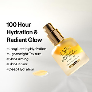 d'alba Piedmont Italian White Truffle Double Layer Revitalizing Serum, 100hr Hydration, Hyaluronic Acid and Centella Asiatica, Skin Firming and Tightening, Long-lasting Korean Skin Care (1.01 fl.oz)