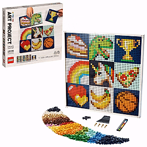 LEGO Art: Art Project – Create Together 21226 Building Kit; A Great Creative Opportunity to Make Fun Wall Art (4,138 Pieces)