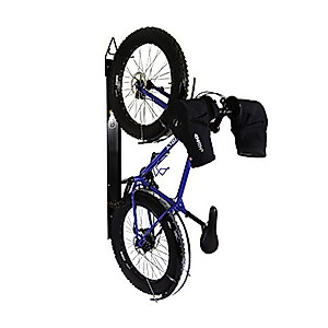 Saris Infrastructure, Fat Tire Bike Trac, Bicycle Storage Wall Rack, Mounting Configuration, One Bike, Black (6003F)