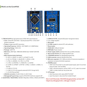 Waveshare OpenH743I-C Package B with 7inch Capacitive Touch LCD (F) The STM32 Development Board Designed for The STM32H743IIT6 Microcontroller