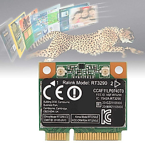 Wireless Network Card, RT3290 Mini PCI E Port WiFi Wireless Network Card, 150Mbps High Speed PCI E Bluetooth Network Card
