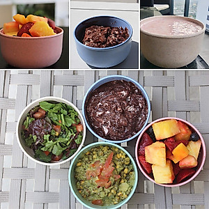 Greentiming Small Cereal Bowl Colorful Dinner Bowls Set of 4, Unbreakable Lightweight Durable Meal Rice Bowl - 12 oz Microwavable Bowl for Salad, Soup, Fruits, Desserts, Portable Bowl for Picnic