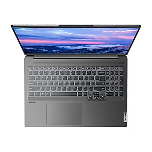 Lenovo IdeaPad 5 Pro 16" (16IHU6) Laptop IPS (2560 x 1600) 100% sRGB, Intel Core i5-11300H, NVIDIA GeForce MX450, 8GB RAM, 512GB SSD, Thunderbolt 4, Wi-Fi 6, Windows 11 Home + Zipnology Cloth -New
