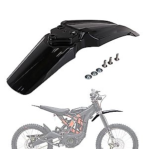 JFG RACING Sur Ron Front Fender,Motorcycle Front Fender Mudguard Plastic for Surron Sur Ron Light Bee X/S Segway X260 X160 Electric Dirt Bike EBike Black