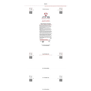 ATS Acoustics Sound Absorbing Acoustic Panel Fire Rated Professional Studio Quality 24" x 36" x 2" (Platinum)