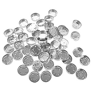 SUPVOX 500pcs Aluminum Tea Light Tins Tea Light Empty Case Containers Candle Making (Silver)