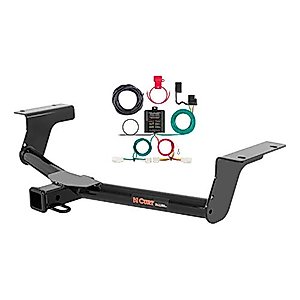CURT 99302 Class 3 Trailer Hitch, 2-Inch Receiver, 4-Pin Wiring Harness, Select Toyota RAV4