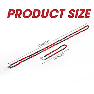 MINANH 2PCS Santeria Beads Elegua Eleke Collar Necklace with Cowrie Shell Pendant and Ide Bracelet for Papa Legba he Eshu Esu Eleggua Lukumi Lucumi Yoruba IFA Bundle Protection Orisha Ileke de (Red)