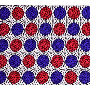 African Fabric 6 Yards BintaRealwax 100% Polyester Ankara Fabric for Party Dress FP6427