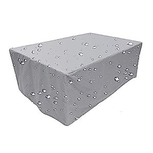 Patio Furniture Covers Rectangular, Height 37" and above custom size available300D Oxford Polyester material Windproof, Anti-UV,Durable Waterproof Dustproof Outdoor Cover for Garden
