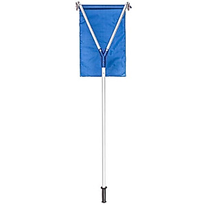 Rooftop Rake Snow Remover, Extendable, Lightweight, Aluminum Handle Extends Up to 21 Feet
