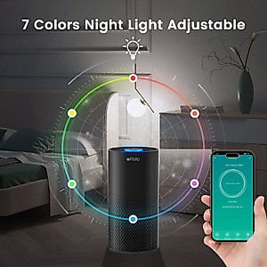 Afloia Air Purifiers for Home Large Room Smart WiFi Voice Control, Afloia Original True HEPA H13 Filter