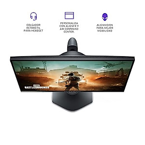 Alienware 25 Gaming Monitor AW2523HF 24.5" IPS LED FHD - 360Hz - AMD FreeSync - VESA - Monitor (USB, HDMI) Height/Tilt/Swivel/Pivot Adjustability - Dark side of the Moon