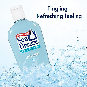 Sea Breeze Sensitive Skin Astringent 10 oz (Pack of 6)