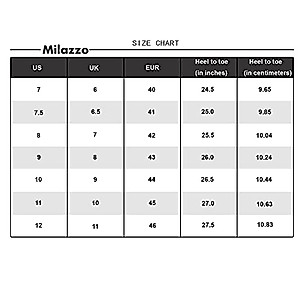 Milazzo Mens Walking Sneakers Wide Tennis Shoes with Arch Support Mesh Lightweight Rubber Outsole Gym Athletics Sports Training Sneakers Black Size 8W