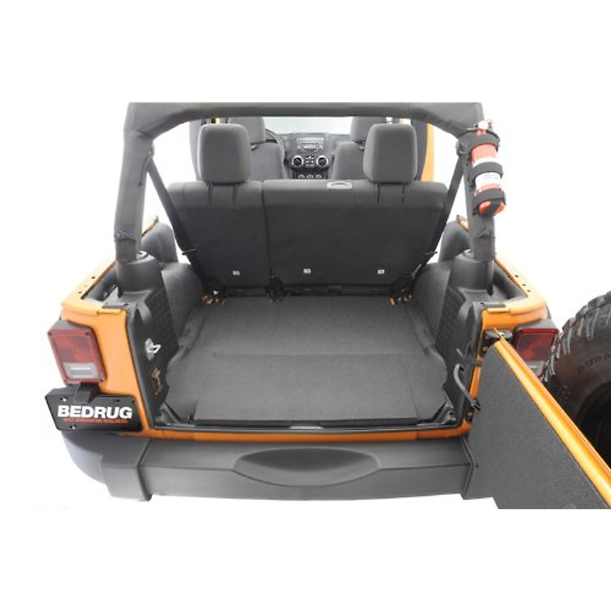 BedRug Jeep Kit - BedTred BTJK11R2 fits 11+ JK 2DR REAR 5PC CARGO KIT (INCLUDES TAILGATE & TUB LINER)