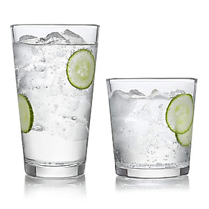 Libbey Preston 16-Piece Tumbler and Rocks Glass Set