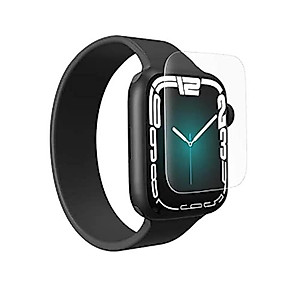 ZAGG InvisibleShield Ultra Clear for Apple Watch Series 9, Series 8, Series 7 Screen Protector, Watch Size: 45mm Face, Virtually Indestructible