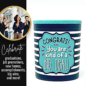 Congratulations Candle Gifts - Scented Candles for Women - Relaxing Candle Gift - Friendship Candle, Coworker, Best Friend, Promotion, Graduation Gift - Stress Relief Candle for Her