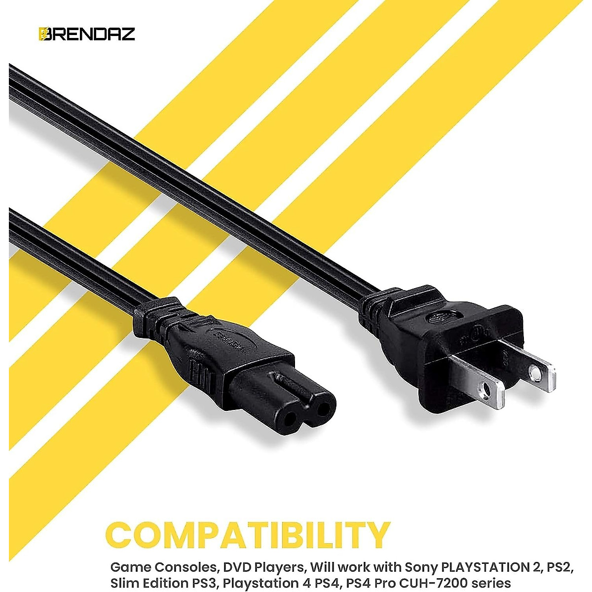 BRENDAZ Compatible AC Power Cord Cable for Bose Smart Soundbar 300, Soundbar 700 Speaker (6-Feet)