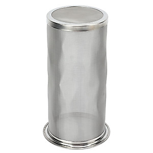 Cold Brew Coffee Filter Stainless Steel Filter Coffee Tea Infuser Coffee Strainer Mason Canning Jar Mesh Coffee Filter for Wide Mouth Mason Canning Jar and Iced Tea Maker(8 * 15cm)