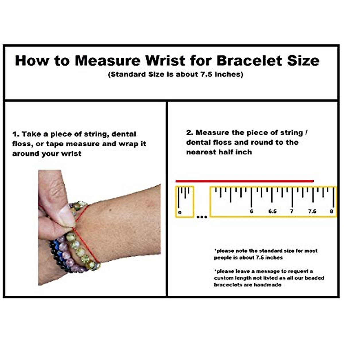 LTC Designs 4mm Smooth Round Tiger's Eye Stretch Bracelet, 6.5" for Women, Men and Teens