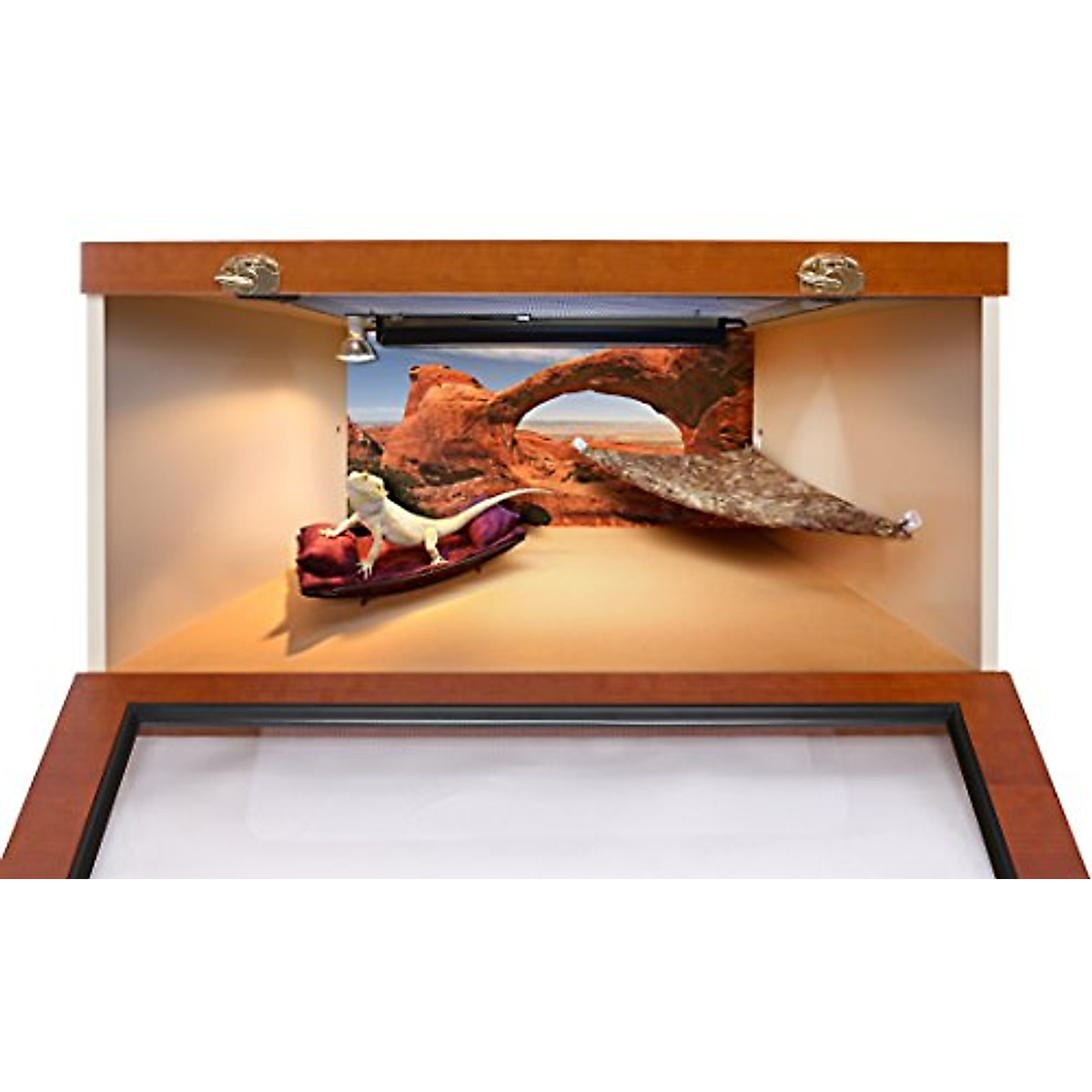 Carolina Custom Cages Reptile Habitat Background, Big Arch, 15.75" x 36"