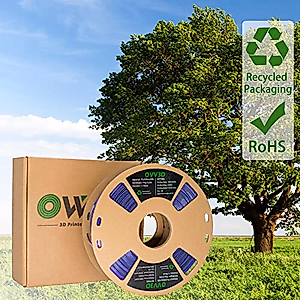 2 Pack PLA Filament 1.75mm, 3D Printer Filament Tri-Colors Rainbow PLA Filament Silk PLA Red-Yellow-Blue with Silk Black Purple, 2kg