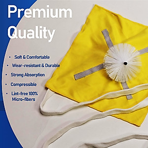 Libretto Alto Saxophone Swab, 100% Lint Free Micro-Fiber, Absorbent & Compressible, Premium & Cost-Effective, Great to Extend the Life of Sax!