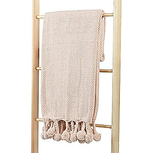 Main + Mesa Woven Cotton Pom Pom Throw