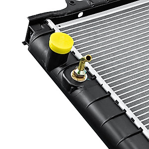 Rubivel 1778 Radiator Compatible with 1995 1996 1997 1998 1999 2000 2001 2002 2003 2004 Toyota Tacoma DLX SR5 Base Pickup 2.4L 2.7L 3.4L L4 V6, Aluminum Core Plastic Tank Radiator Cooling Radiator