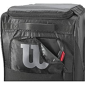 WILSON Ball Bucket Bag, Black, 27" L x 14.5" W x 20.5" H
