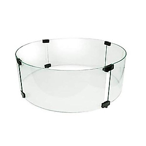 Wind/Flame Guard 22.9" Round (Fire Resistant Tempered Glass)