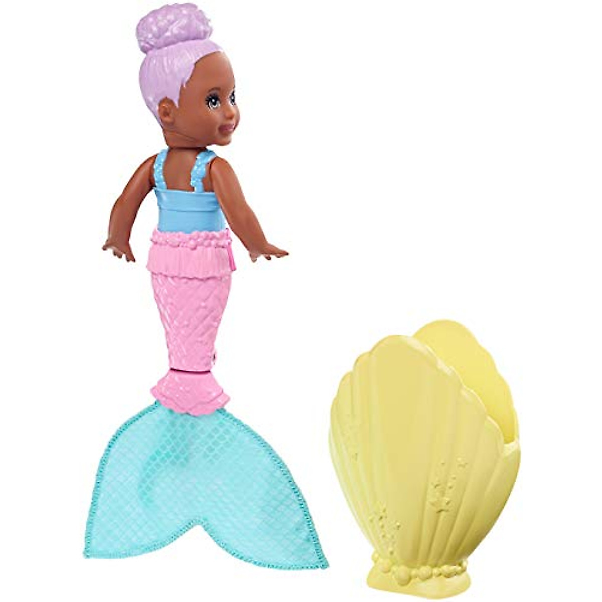 Barbie Dreamtopia Blind Pack Surprise Mermaid Dolls, 4-Inch, in Seashell, with Surprise Look, Gift for 3 to 7 Year Olds